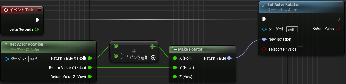 回転について[Rotation] | Unreal Engine & UEFN 学習帳