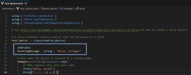 Verseで仕掛けを作り既存の仕掛けと連携する[UEFN,Verse] | Unreal Engine & UEFN 学習帳